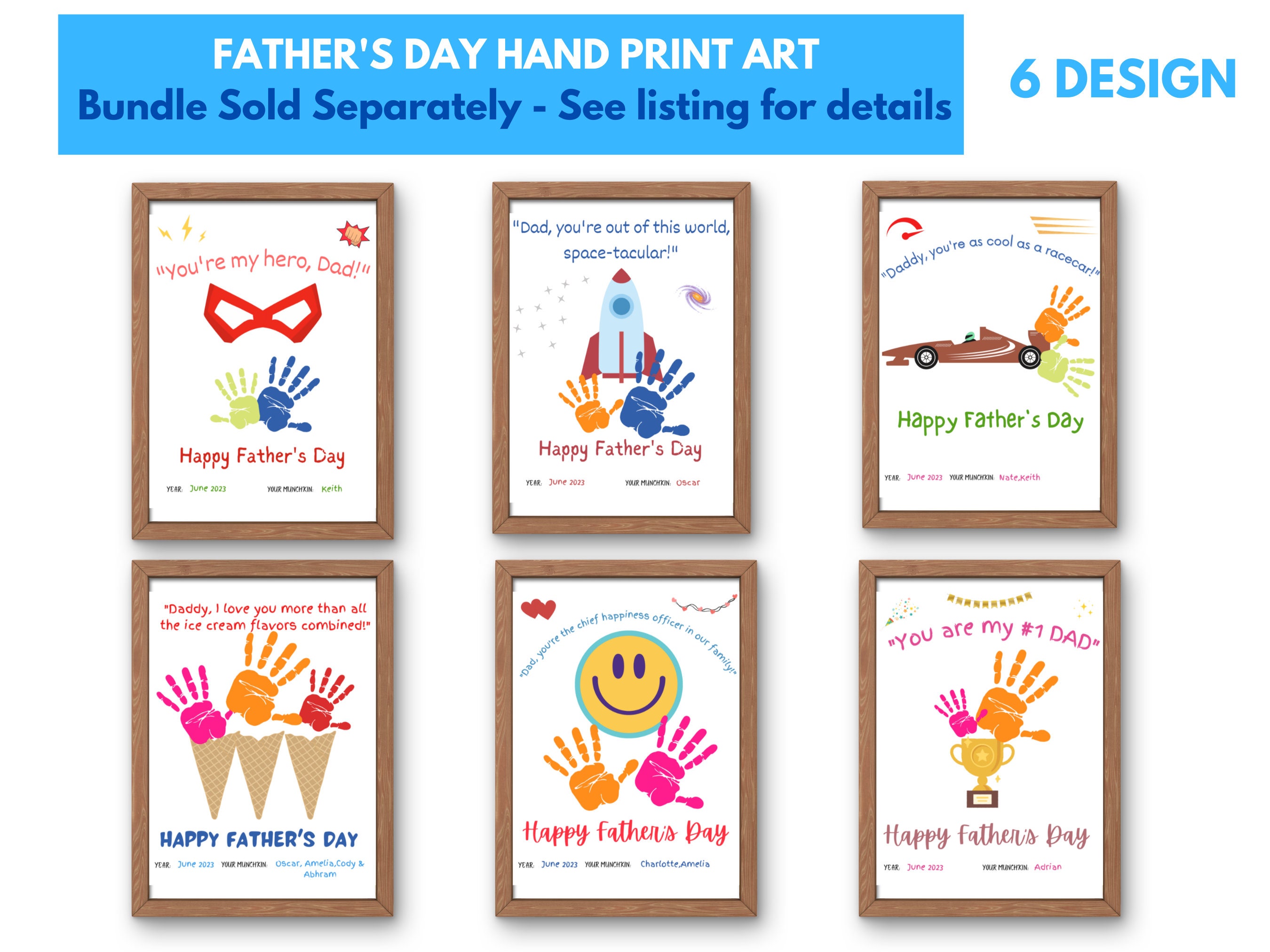 Fathers Day Handprint Printable, Fathers Day Handprint Craft, Fathers ...