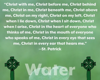St. Patrick's Day Religious Cut File SVG and DXF St. Patrick's Prayer ...