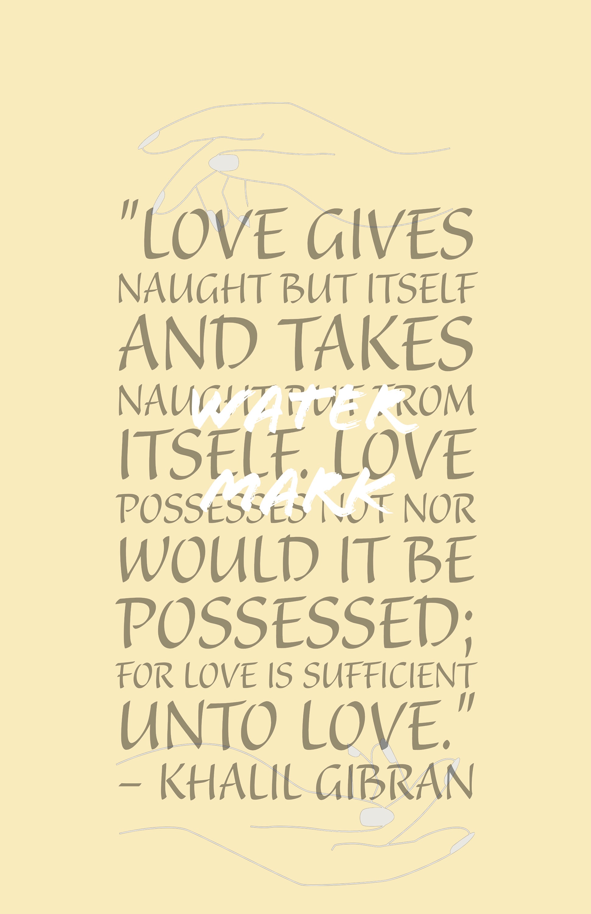 Khalil Gibran Romantic Quotes