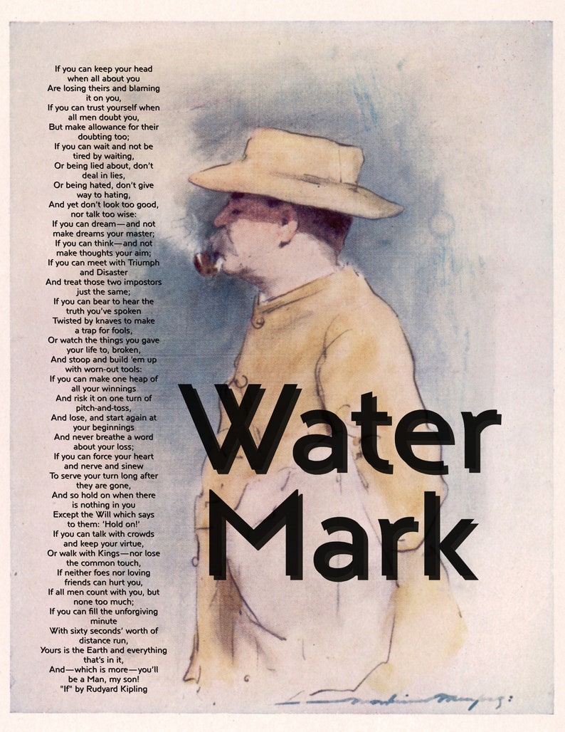 IF — by Rudyard Kipling - Etsy