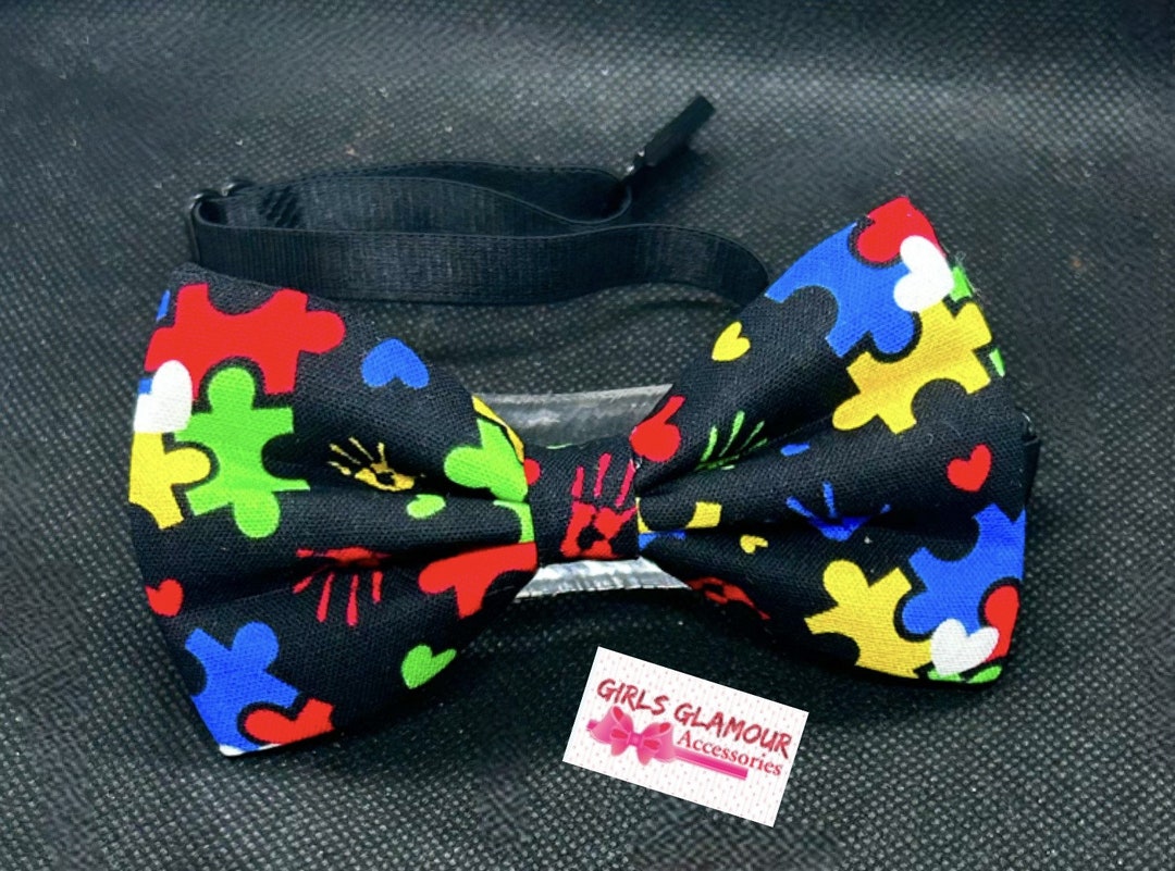 Kids Puzzle Autism Avengers Super Mario Aeroplane Dogs Bow Tie Dickie ...