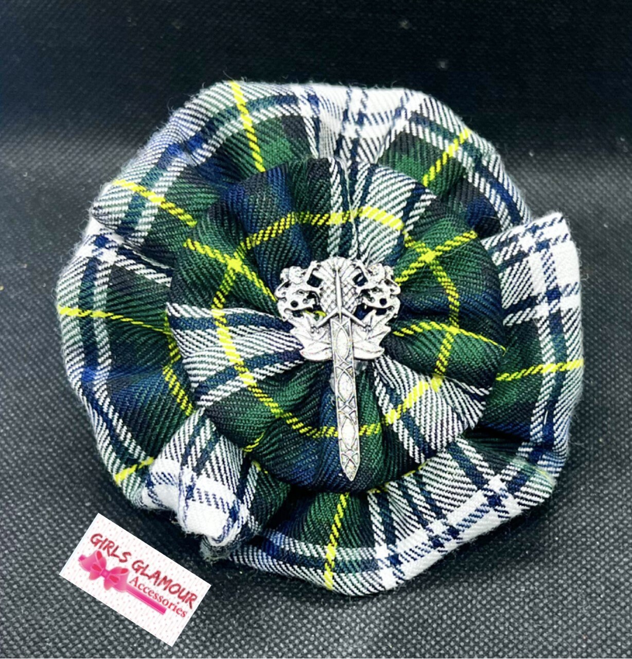Scottish Tartan Plaid Rosette: Gordon Stewart Celtic Sash - Etsy