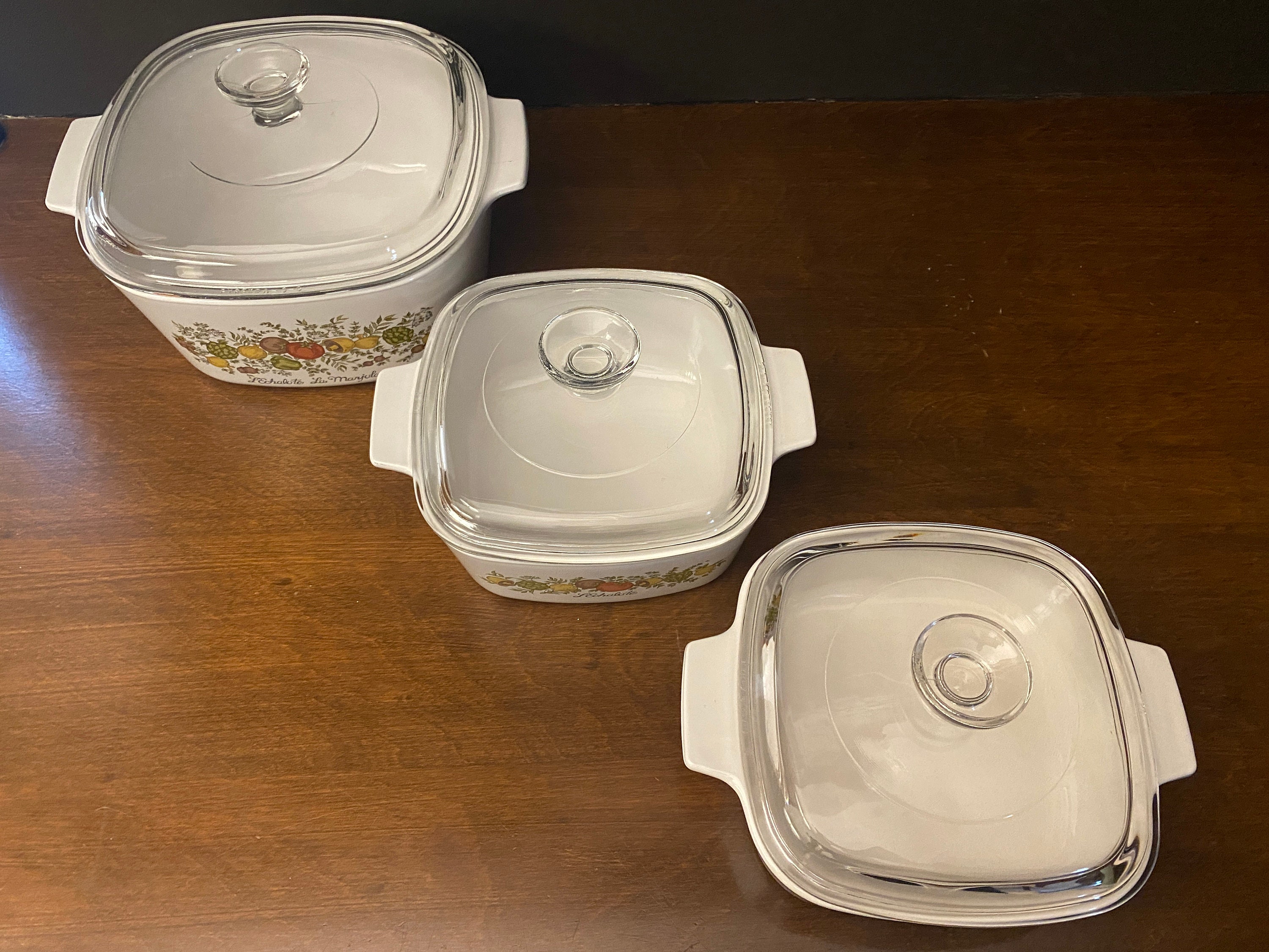 Vintage 7-pc Corningware Spice of Life Set - Etsy