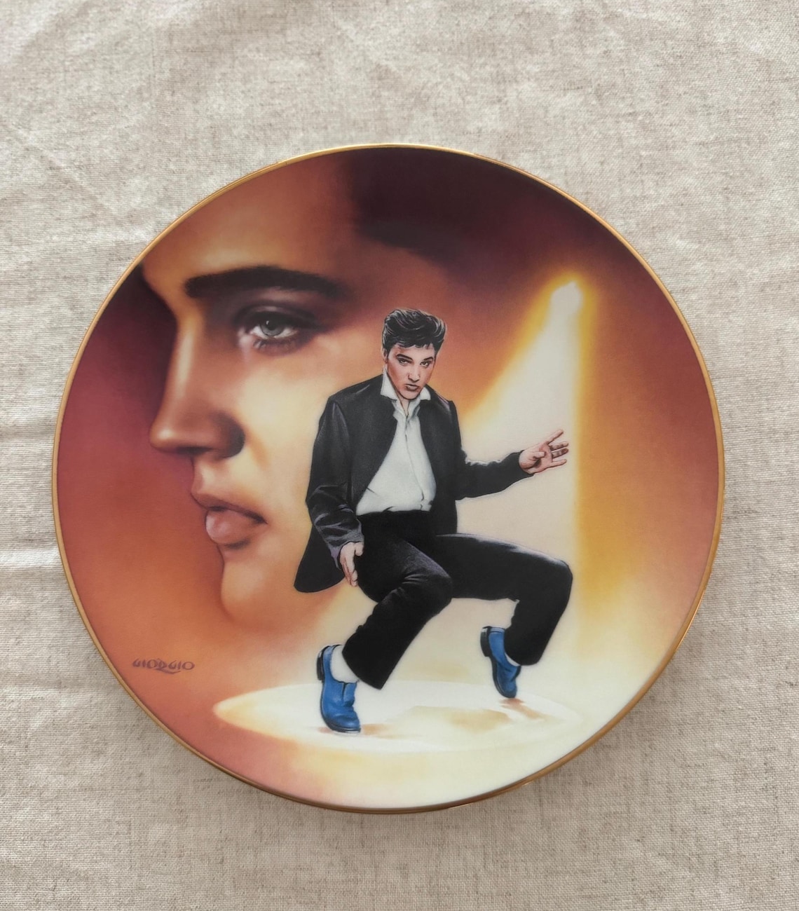 Elvis Presley Collector Plate - Etsy