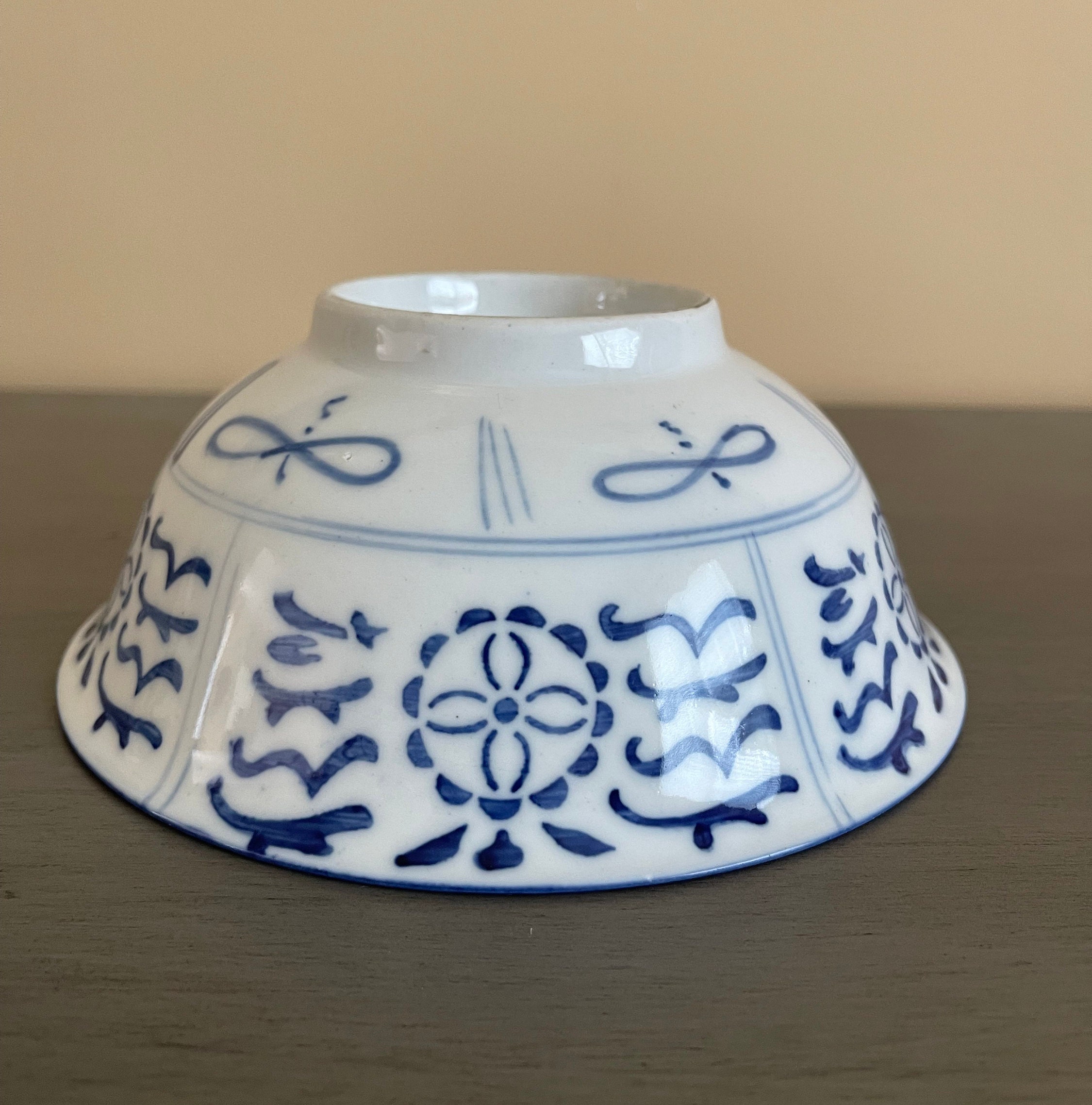 Blue and White Chinese Rice Bowl | Made in China Porcelain Blue and ...