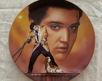 Elvis Presley Collector Plate - Etsy