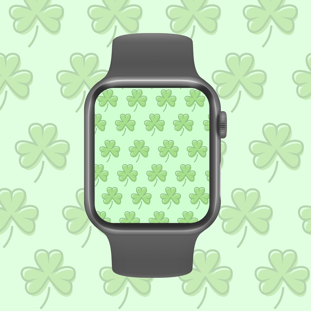 Apple Watch Face St Patrick's Day, Watch Wallpaper March, Green ...