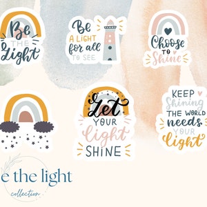 Be the Light Sticker Bundle - Etsy