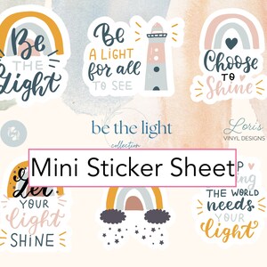 Be the Light Sticker Bundle - Etsy
