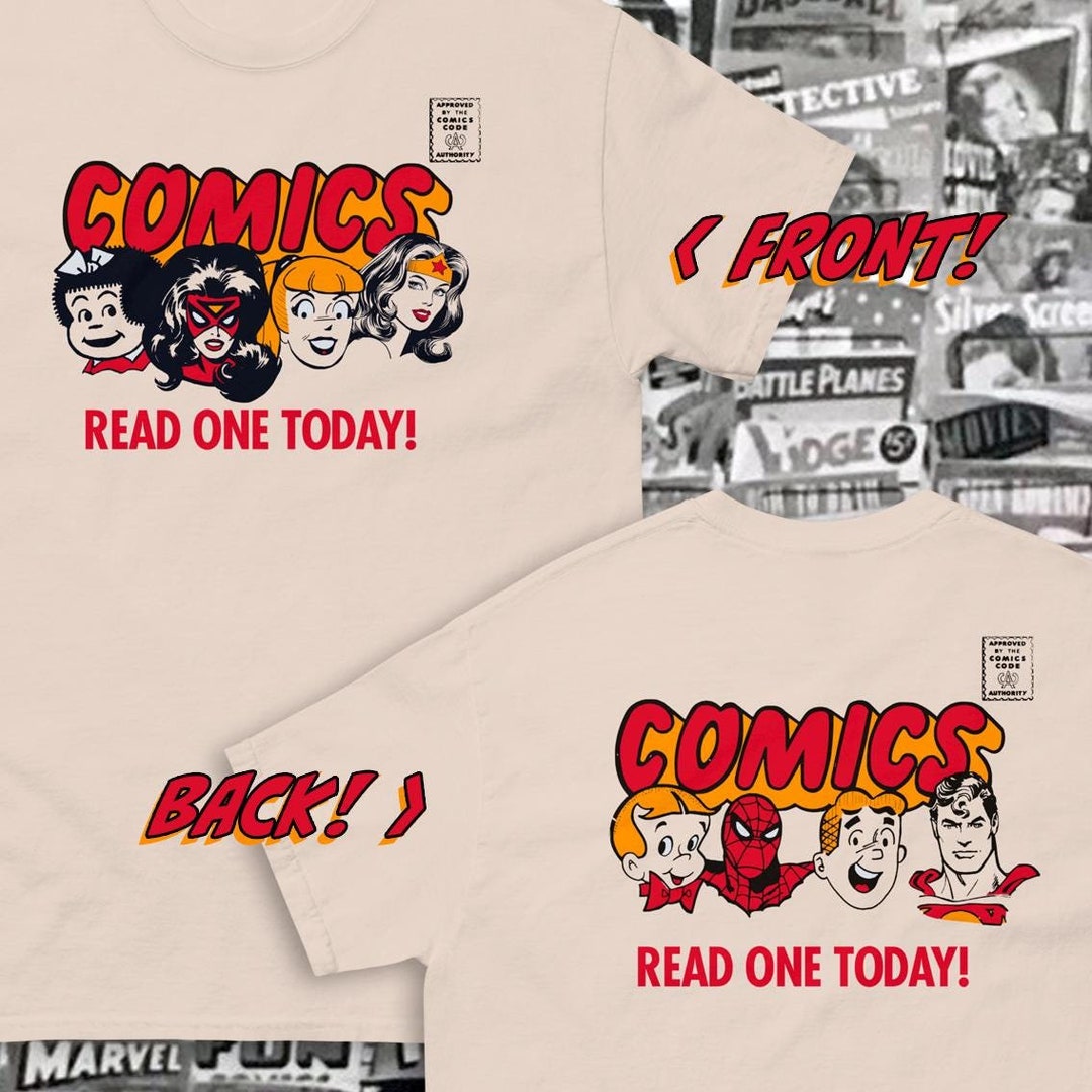 Comics Read One Today Spinner Rack Topper Double-sided Male Female ...