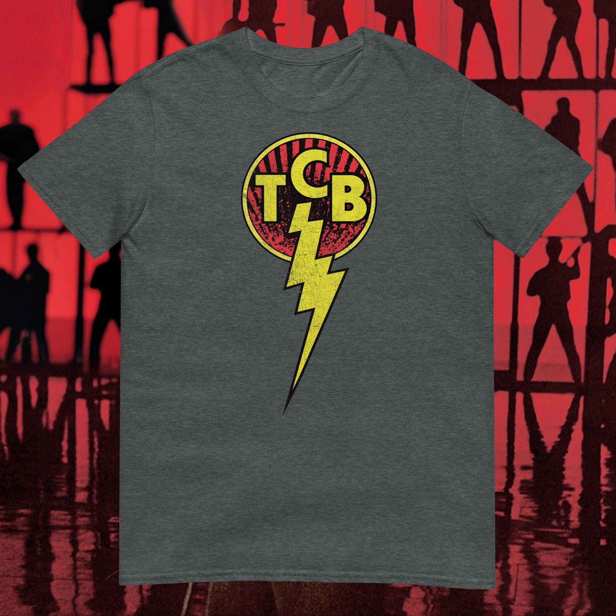 TCB Circle Logo Distressed Short-sleeve Unisex T-shirt Taking Care of ...