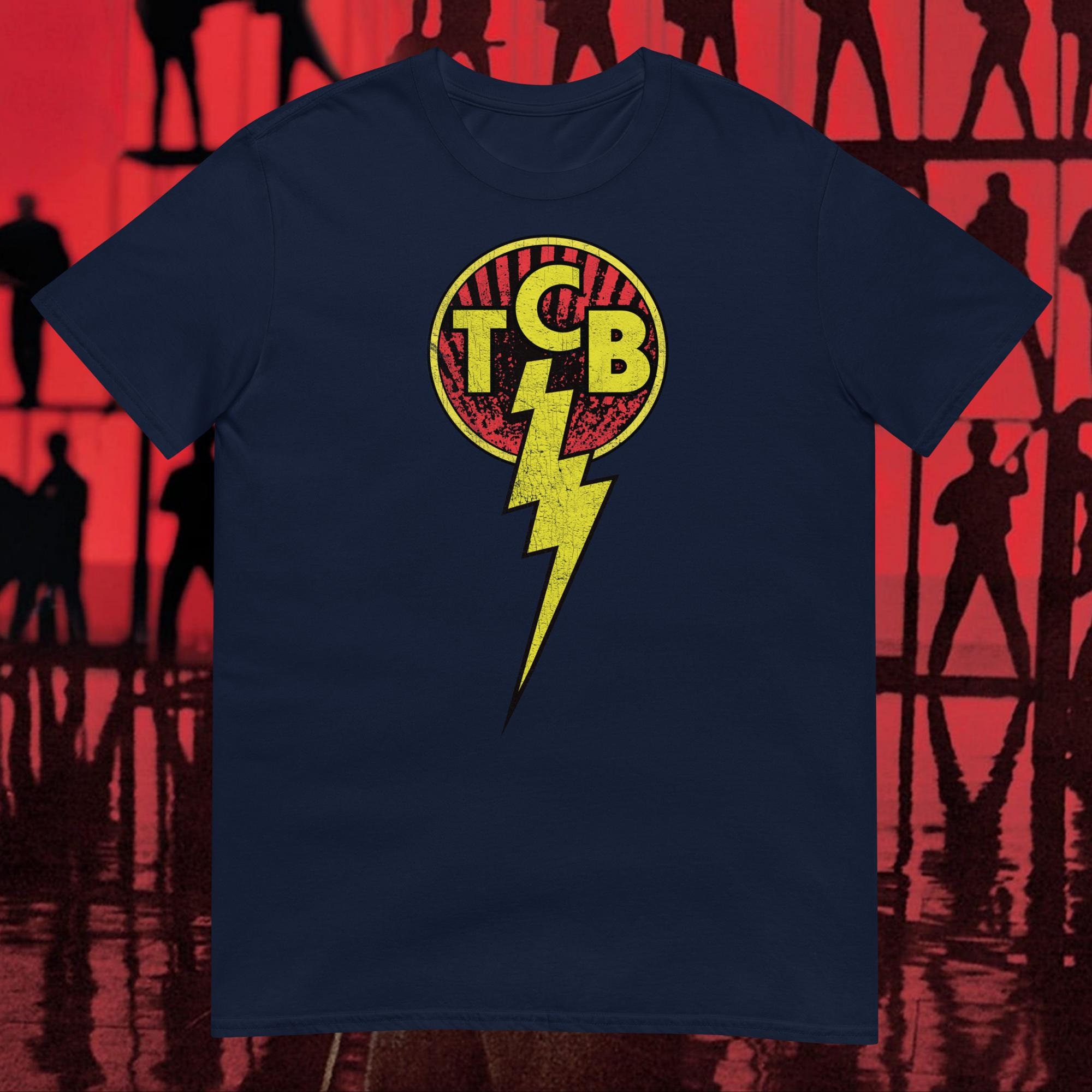 TCB Circle Logo Distressed Short-sleeve Unisex T-shirt Taking Care of ...