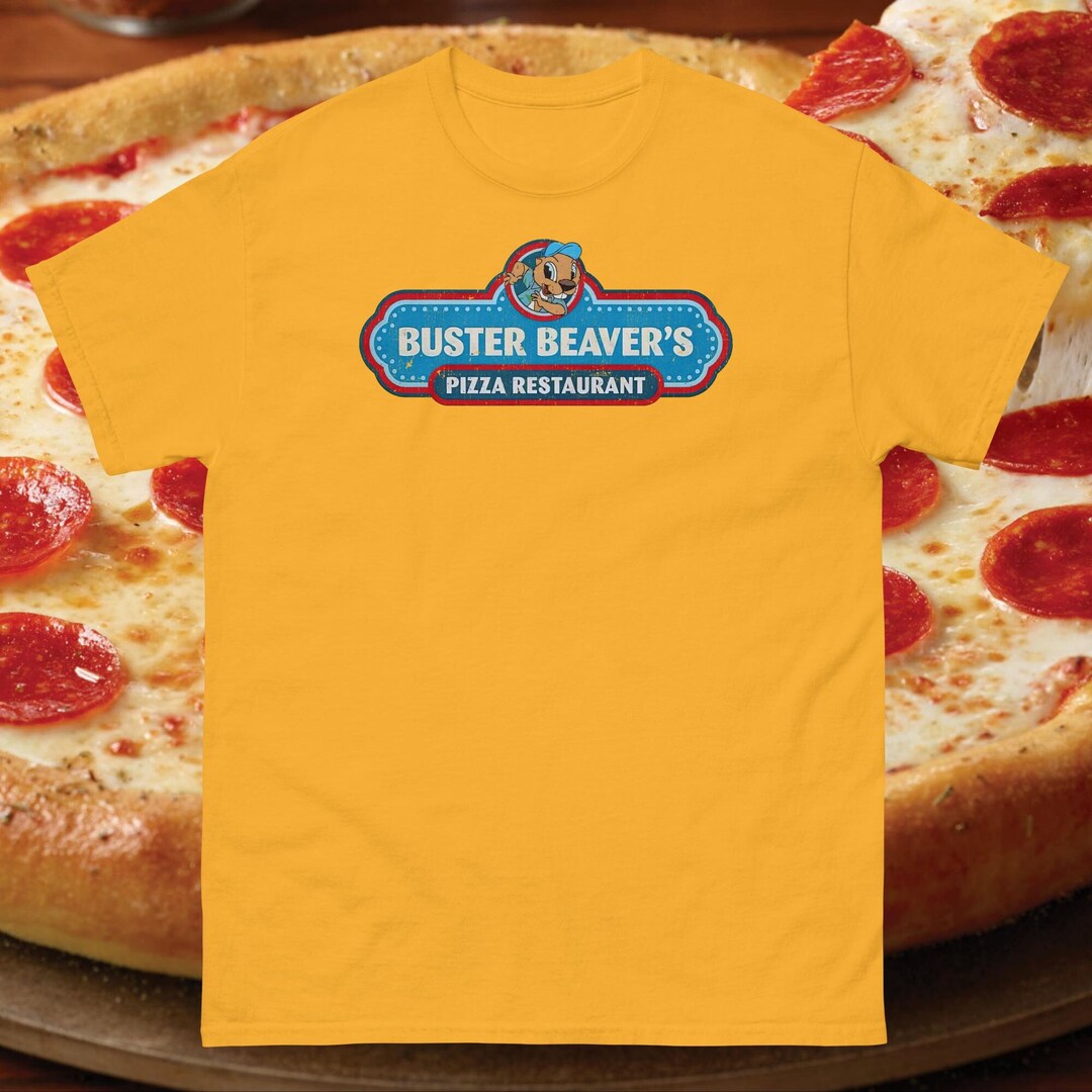 Buster Beaver's Pizza Restaurant Classic T-shirt - Etsy