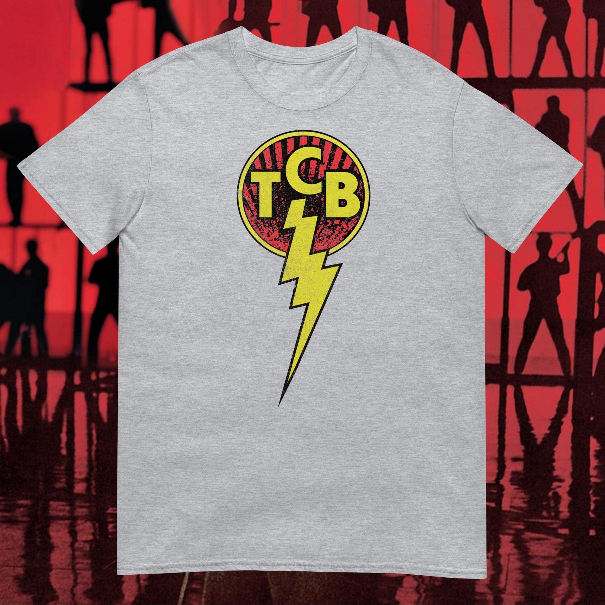 TCB Circle Logo Distressed Short-sleeve Unisex T-shirt Taking Care of ...