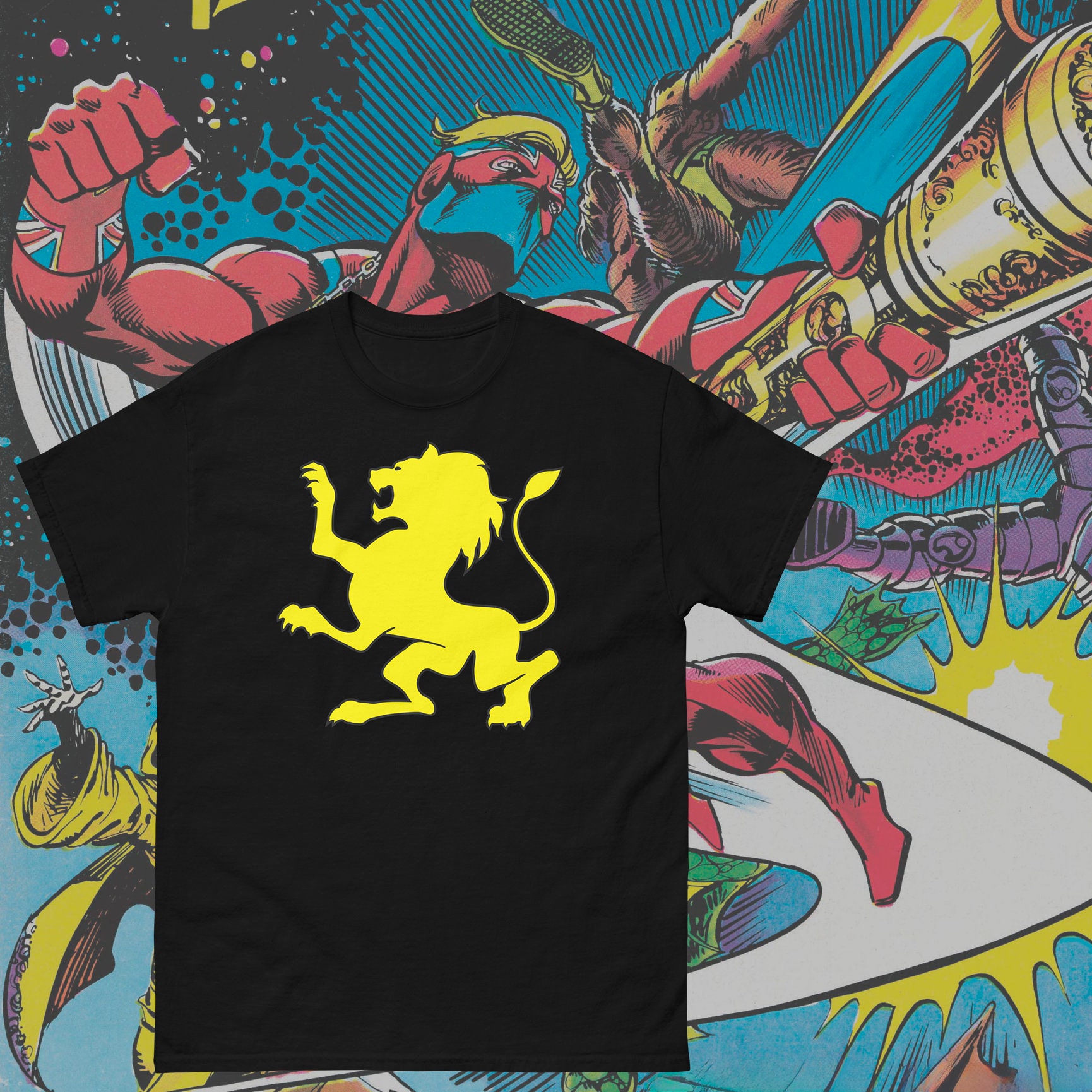 Captain Britain Royal Arms of England Rampant Lion Scotland Logo ...