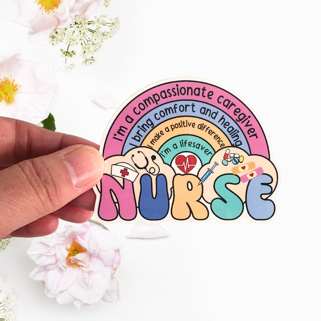 Nurse Stickers for Water Bottle Sticker Nurse Vinyl Sticker - Etsy