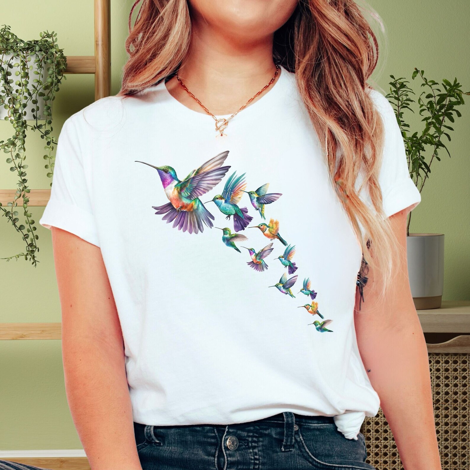 Hummingbird Shirt Flying Hummingbird Tee Humming Bird Shirt Cute ...
