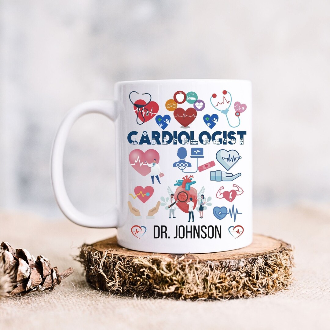 Personalized Cardiologist Mug Custom Doctor Gift for Cardiologist Gift ...