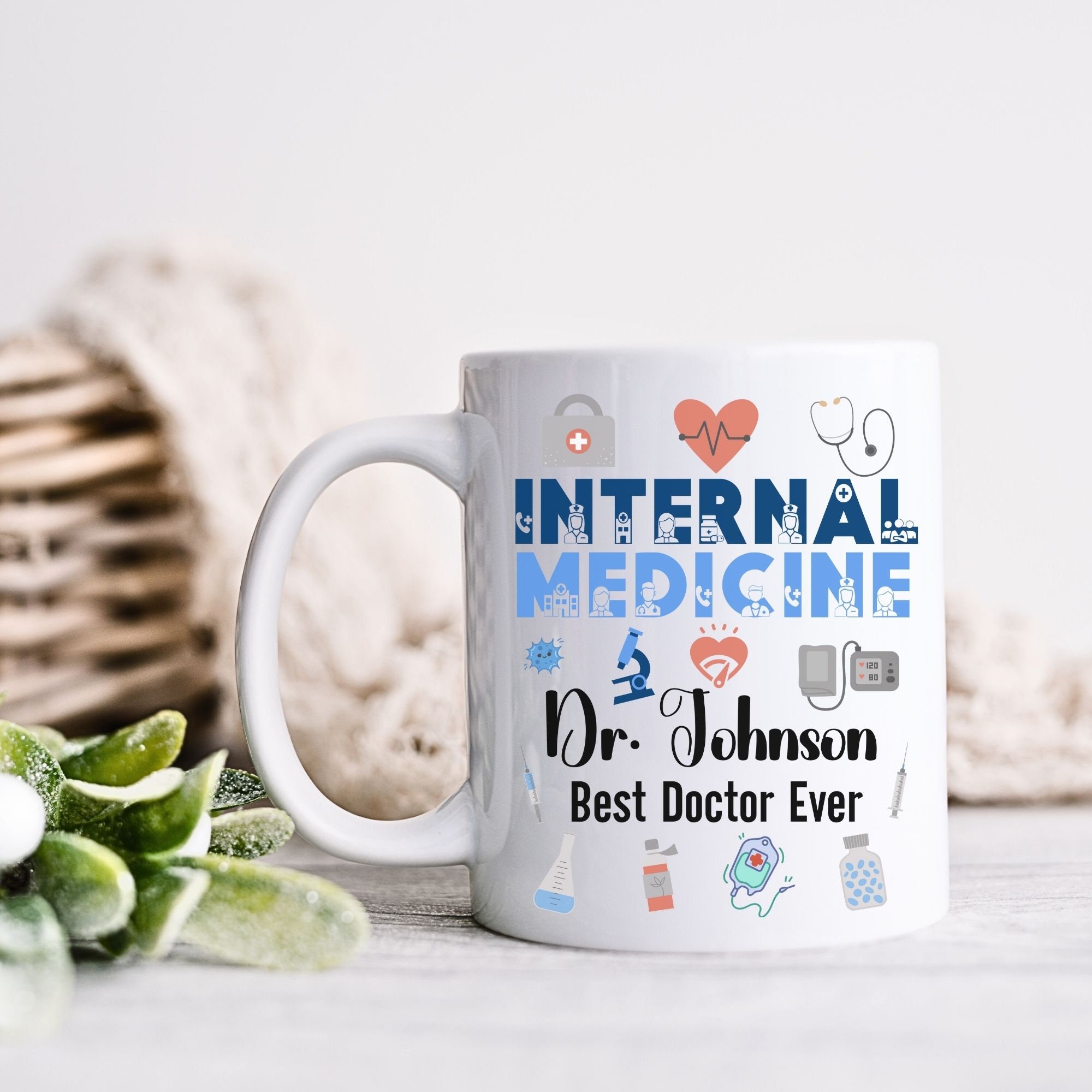 Internal Medicine Personalized Doctor Mug Doctor Coffee Mug - Etsy