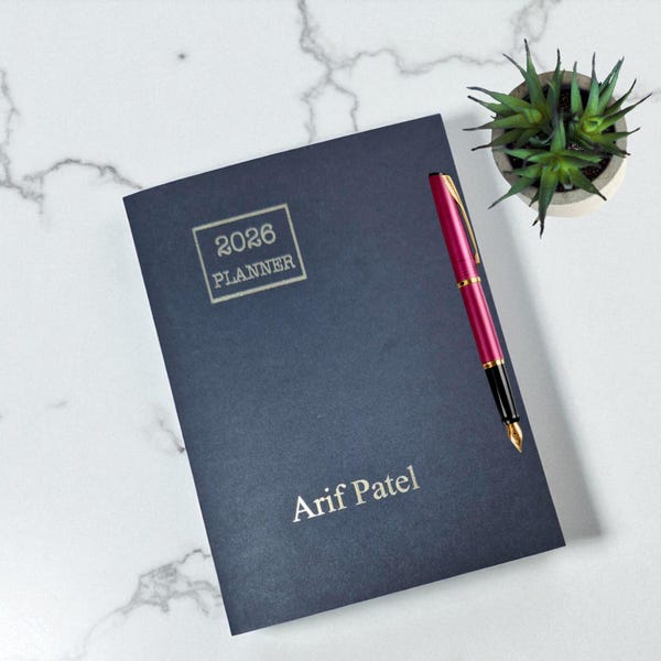 Personalised 2026 Diaries - Etsy UK