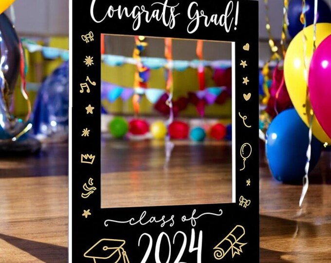 Personalised Graduation Selfie Frame: Class of 2026 Photo Prop - Etsy UK