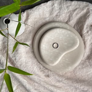 Chunky Pebble Tray, Bean Trinket Tray, Asymmetrical Tray, Oblong Dish ...