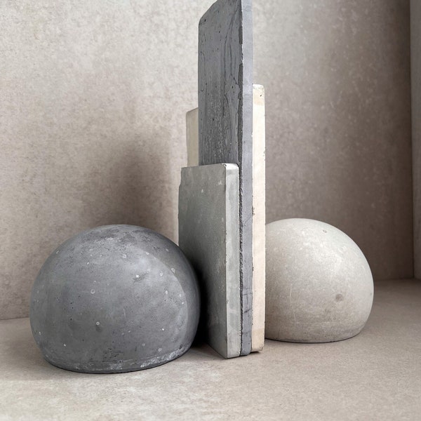 Concrete Bookends - Etsy