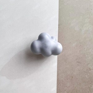 Cloud Concrete Knob, Nursery Cement Decor, Hat Hook, Drawer Pull ...