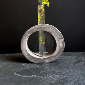 Concrete Bud Vase, Cement Donut Vase, Irregular Test Tube Vase ...
