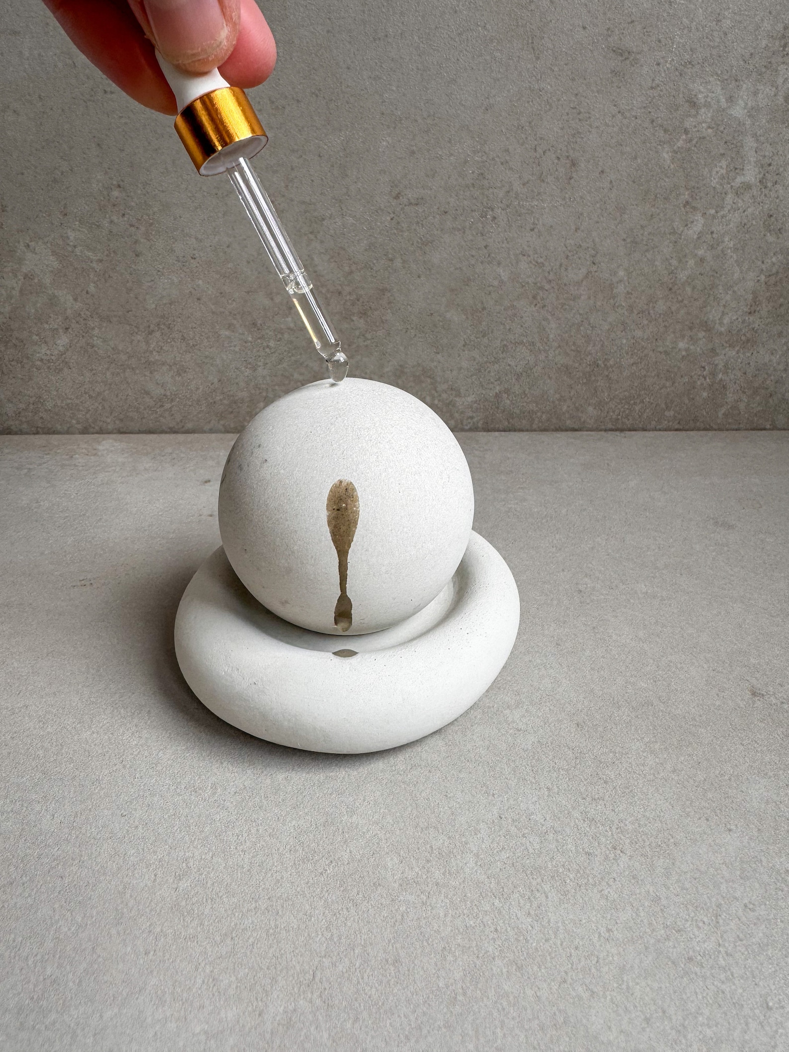 Concrete Essential Oil Diffuser, Aromatherapy Sphere, Passive Dome ...