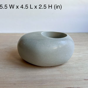 Concrete Minimalist Planter, Slanted Pot, Table Centerpiece ...