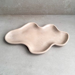 WAVY Concrete Tray, Irregular Plate, Catch All Tray, Jewelry Display ...