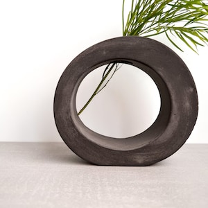 Concrete Bud Vase, Cement Donut Vase, Irregular Test Tube Vase ...