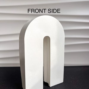 Concrete Sculptural Arch, Standing Arch Decor, Nordic, Decorative Arch ...