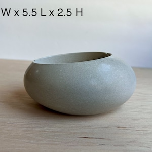 Concrete Minimalist Planter, Slanted Pot, Table Centerpiece ...