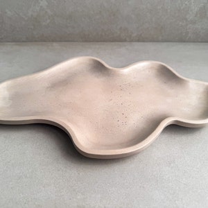 WAVY Concrete Tray, Irregular Plate, Catch All Tray, Jewelry Display ...