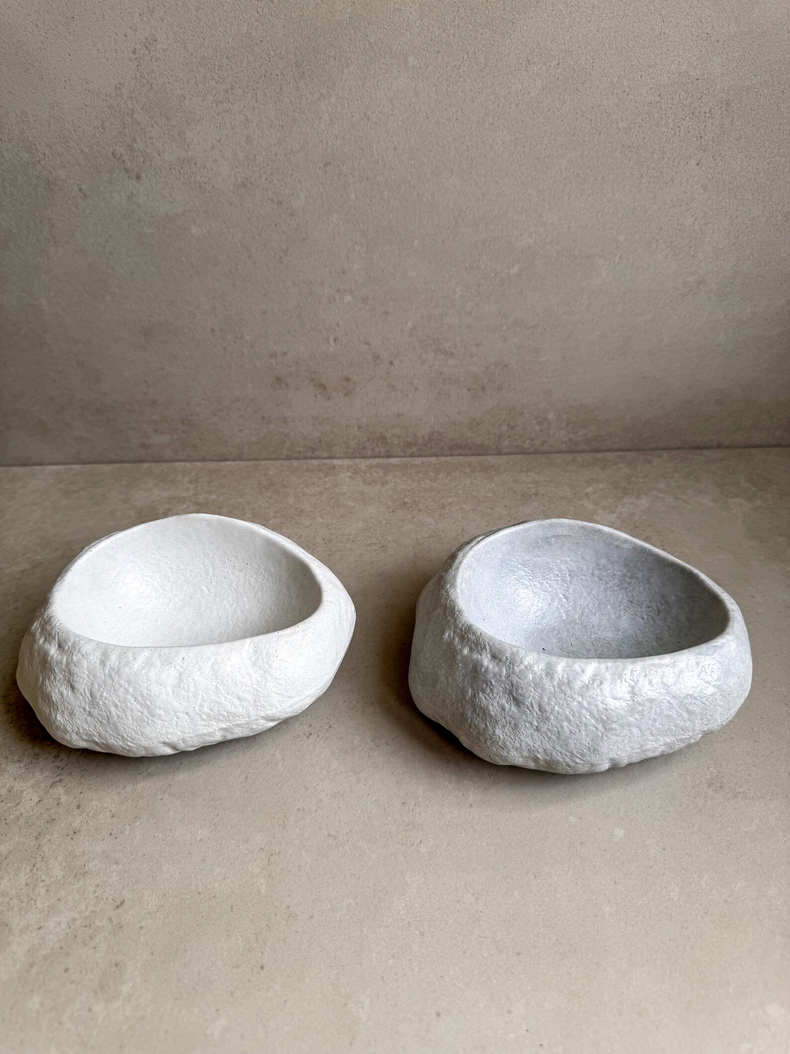 ROCK BOWL, Decorative Dish, Pebble Jewlery Display, Concrete River ...
