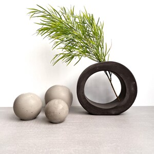 Concrete Bud Vase, Cement Donut Vase, Irregular Test Tube Vase ...