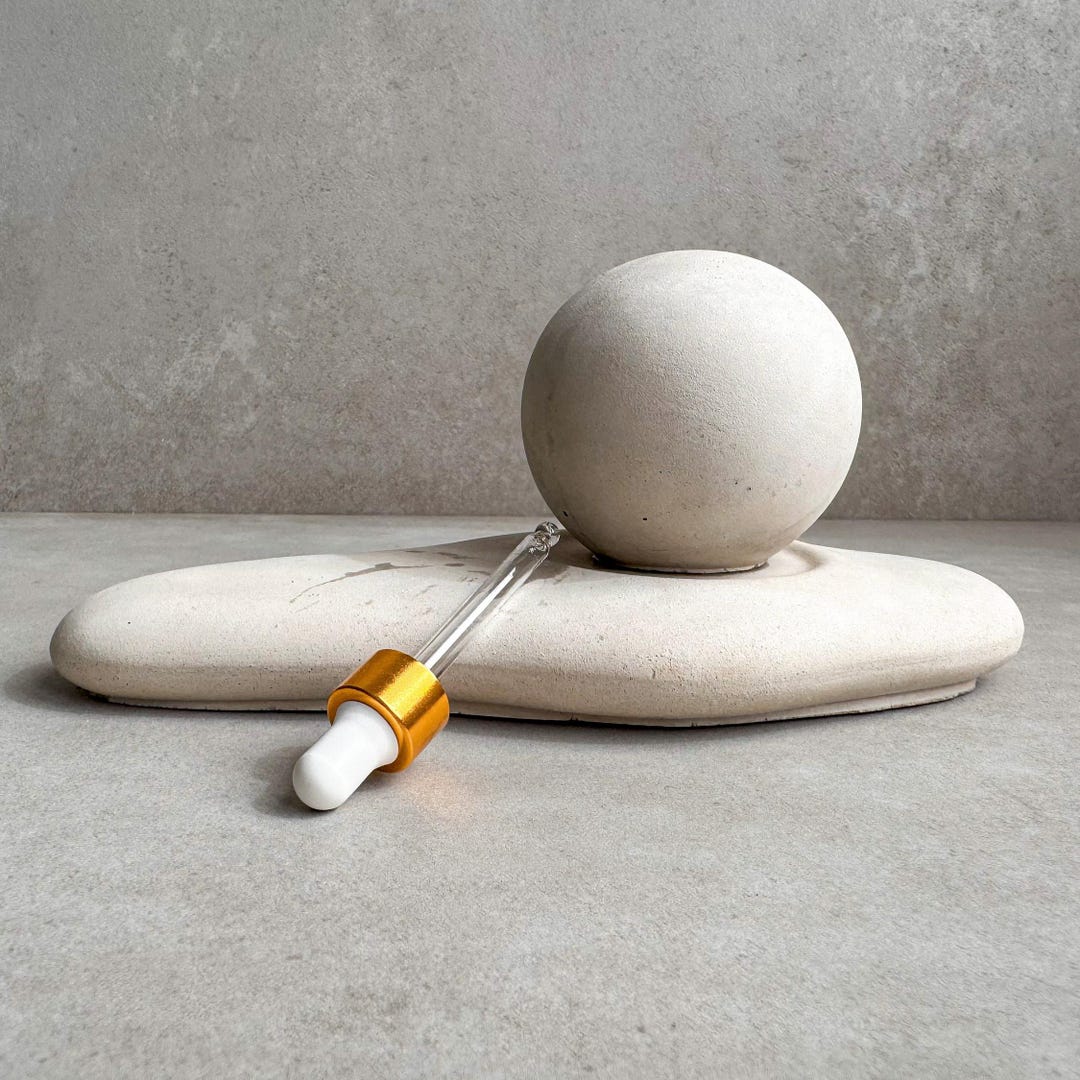 Concrete Essential Oil Diffuser, Aromatherapy Sphere, Passive Dome ...