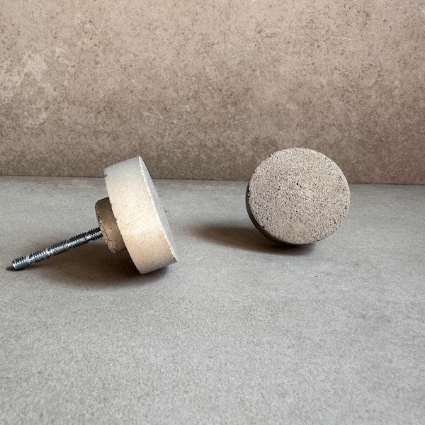 Concrete Knobs - Etsy