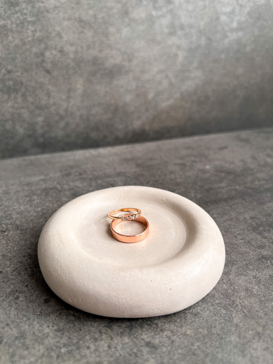 Small Cloud Concrete Tray, Pebble Tray, Decorative Tray, Ring Dish ...