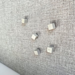 Concrete Push Pins, Minimalist Thumb Tack, Modern Office Decor, Cement ...