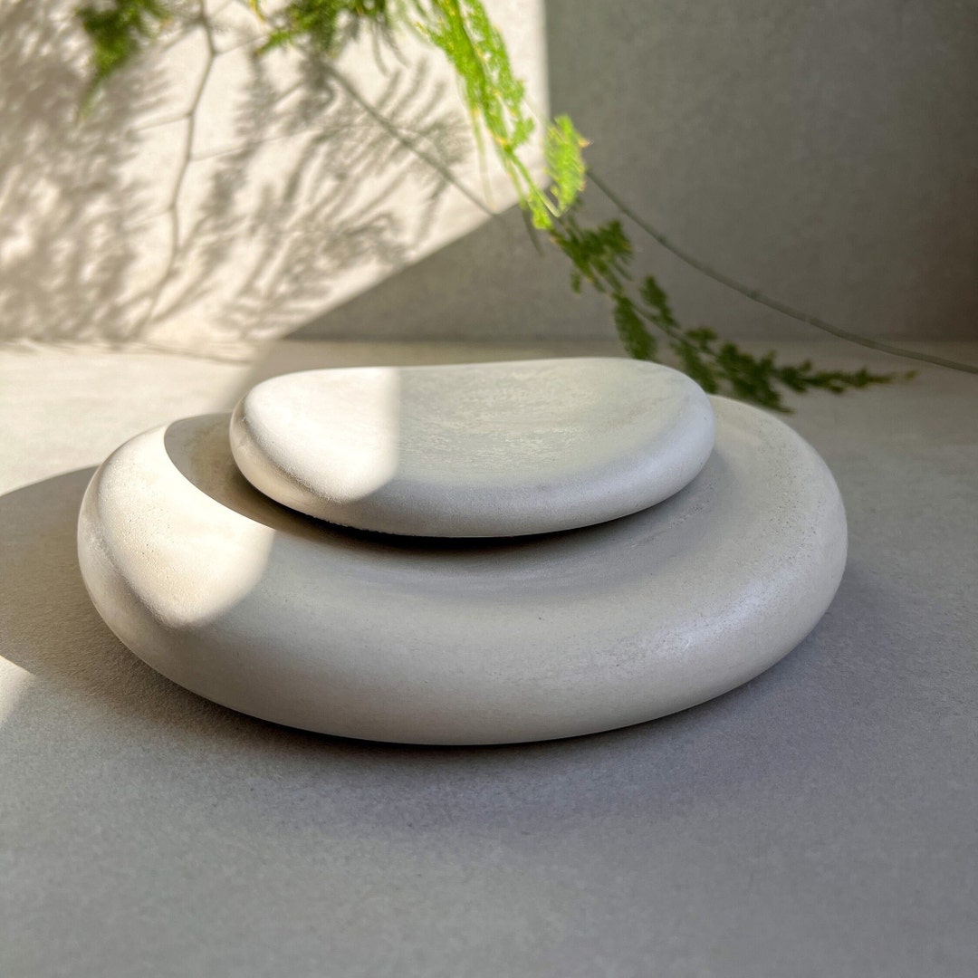 Pebble Tray Asymmetrical Tray Oblong Dish Jewelry Display - Etsy