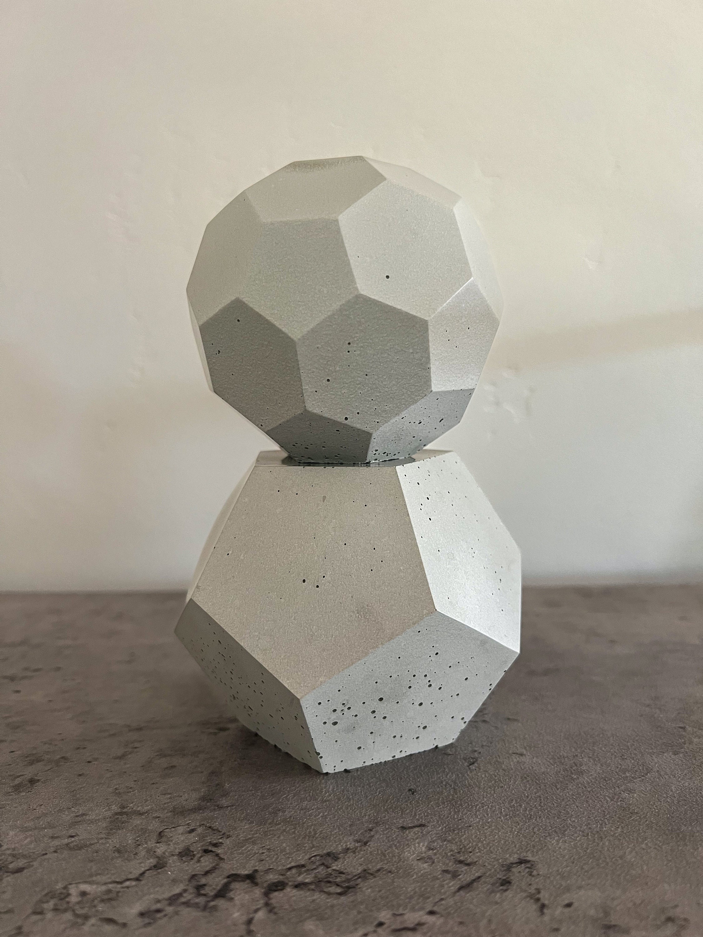 Concrete Sculpture Geometric Decor Cement Decor Modern - Etsy
