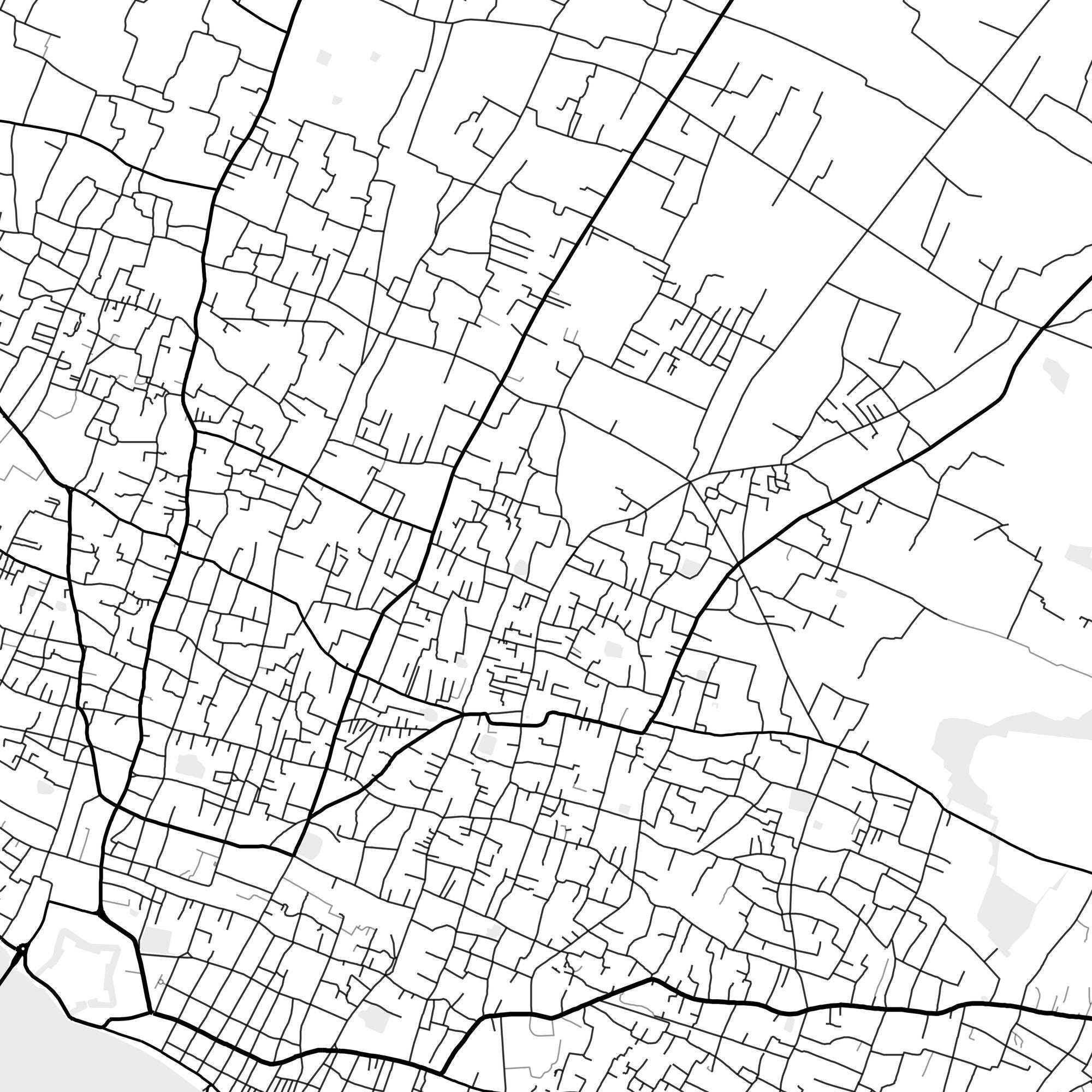 Jaffna City Map Print, Street Map Poster, Home Decor, Wall Art, Gift ...