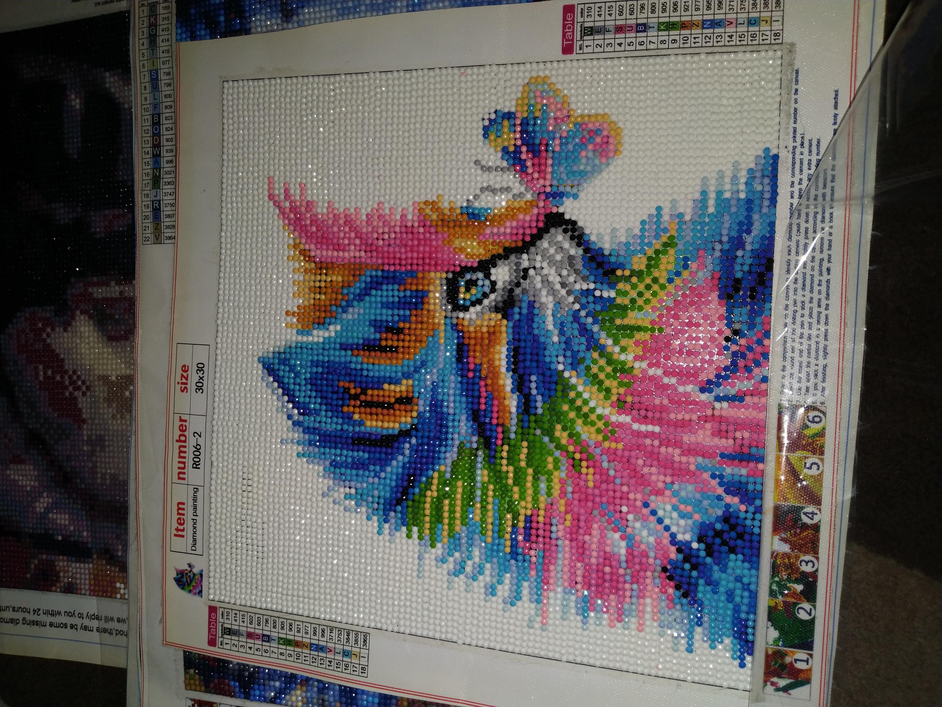 Finished Diamond Art - Etsy