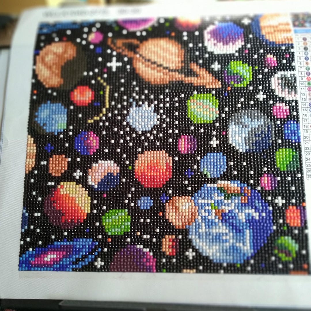 Completed Diamond Art - Etsy
