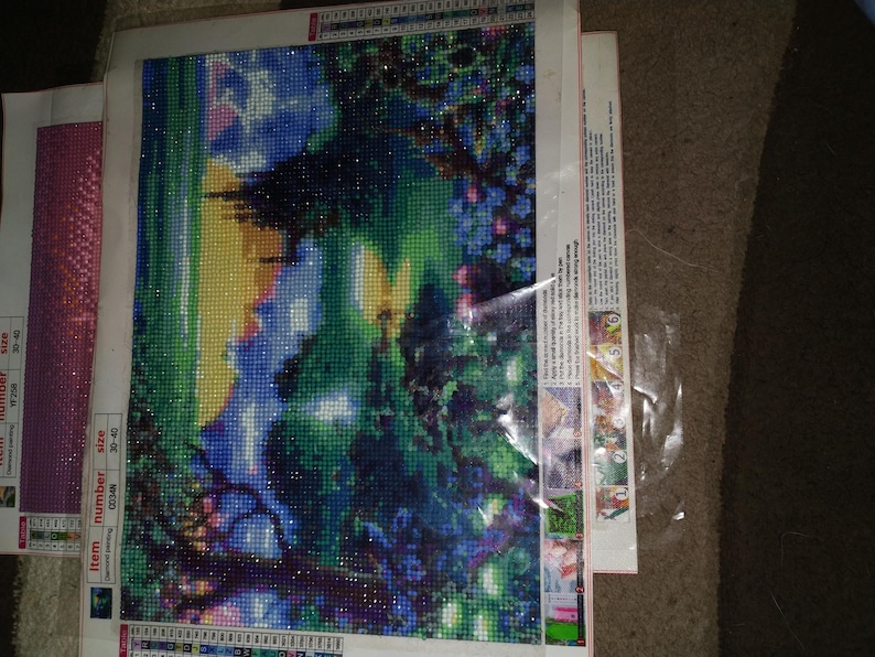 Finished Diamond Art - Etsy