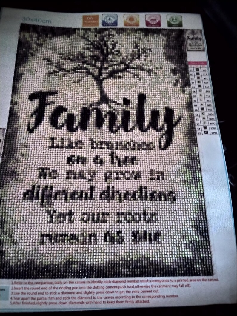 Finished Diamond Art - Etsy