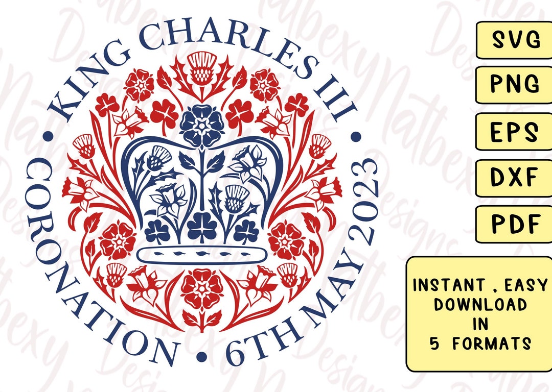 King Charles Coronation Svg Files 2023 Celebration Pack - Etsy